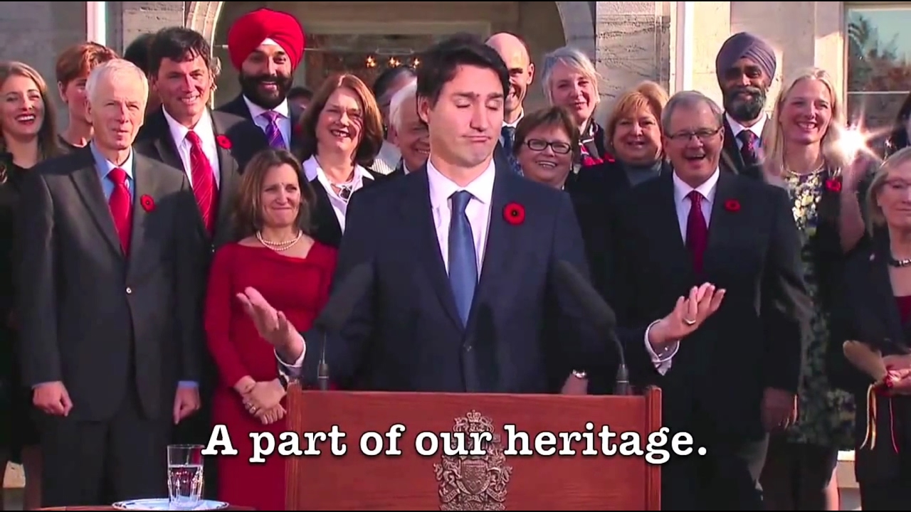 A Moment in Canadian History: 'Because it's 2015' - YouTube