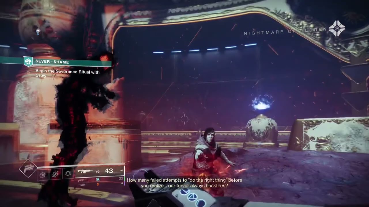 Destiny 2: Season of the Haunted The Crow vs Uldren Sov - YouTube