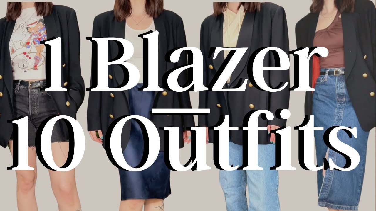 Blazer Outfit Ideas | How to Style a Blazer - YouTube