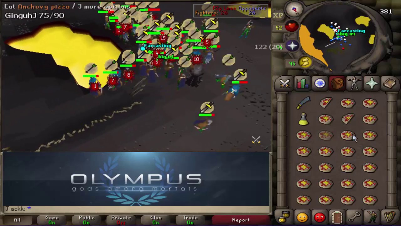 [OSRS] Olympus vs Redemption F2P Clan Wars Prep [3-0] - YouTube