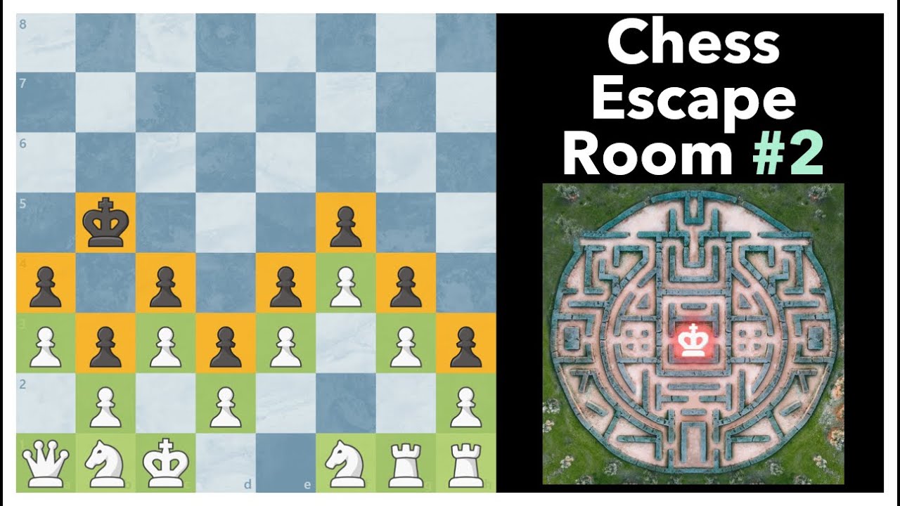 ESCAPE The Chess Maze ♔ Cool Chess Puzzle ♛ - YouTube