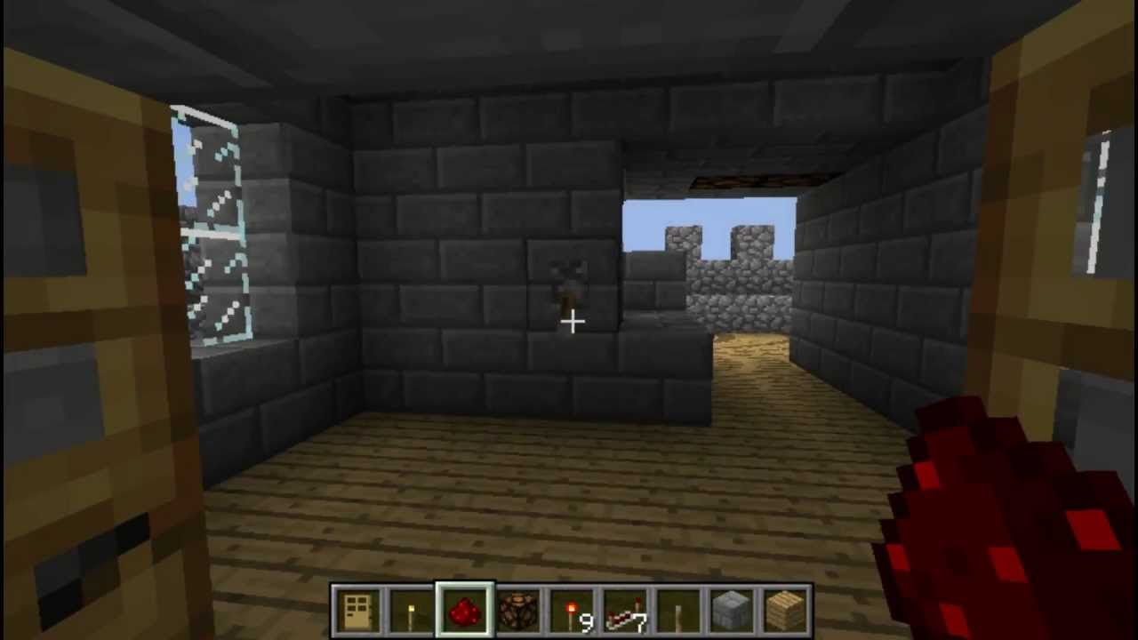 Lumière à interrupteur Minecraft - YouTube