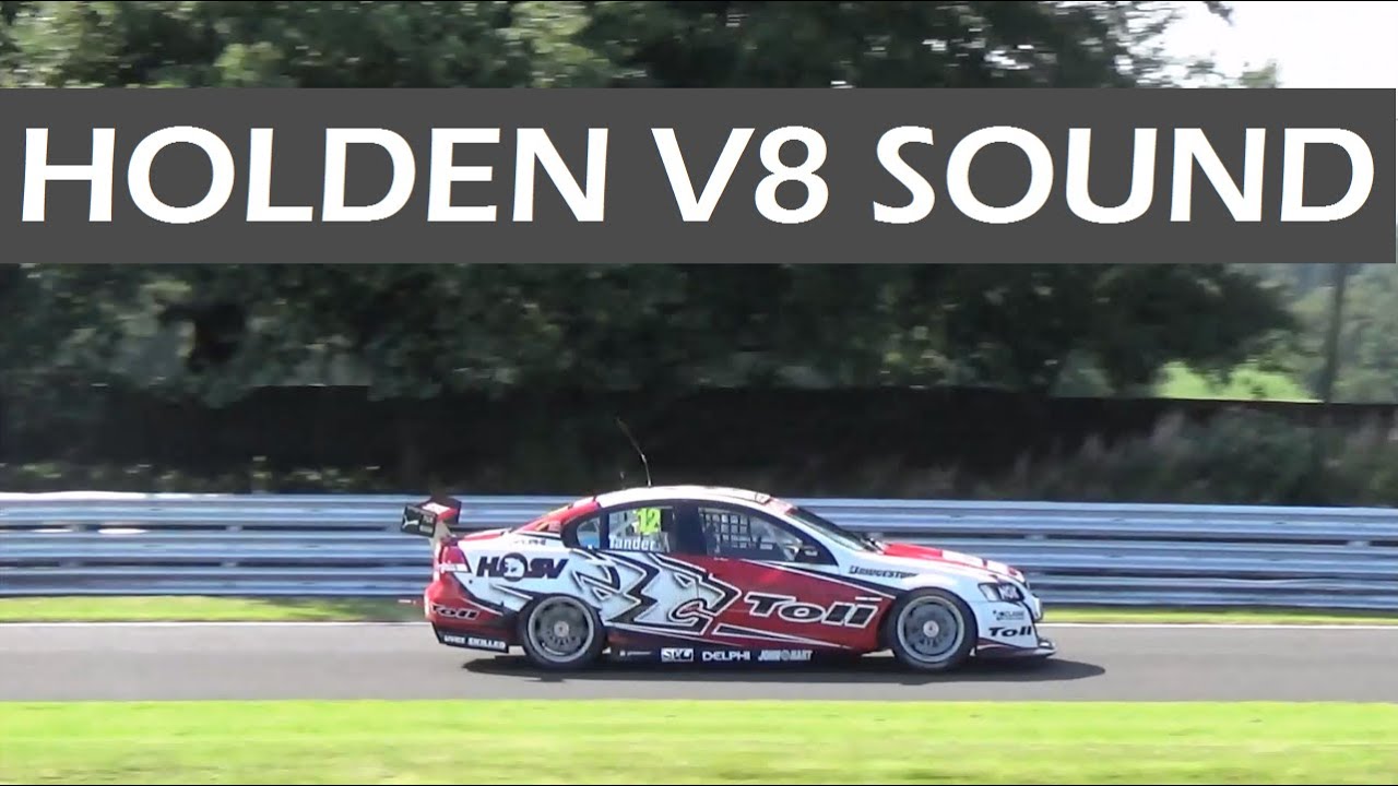 Holden Commodore V8 Supercar Sound On Track - YouTube