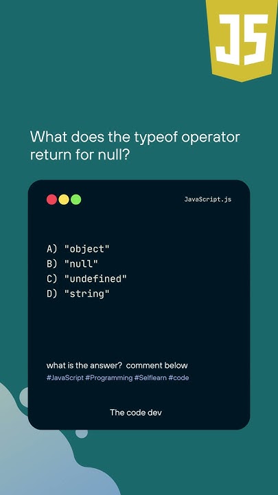 Day 5 Javascript Type Of Operator Coding Javascript Javascriptprojects Javascript Youtube 