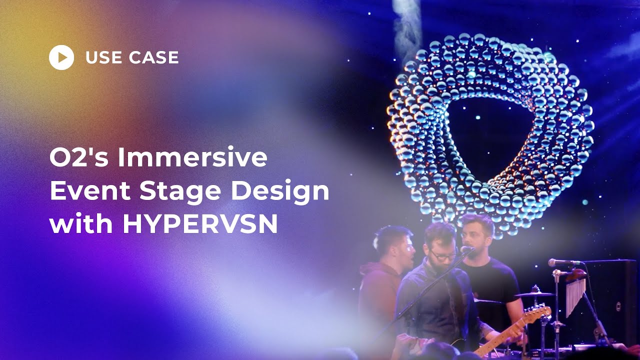 HYPERVSN 3D Holographics at O2's Live Event - YouTube