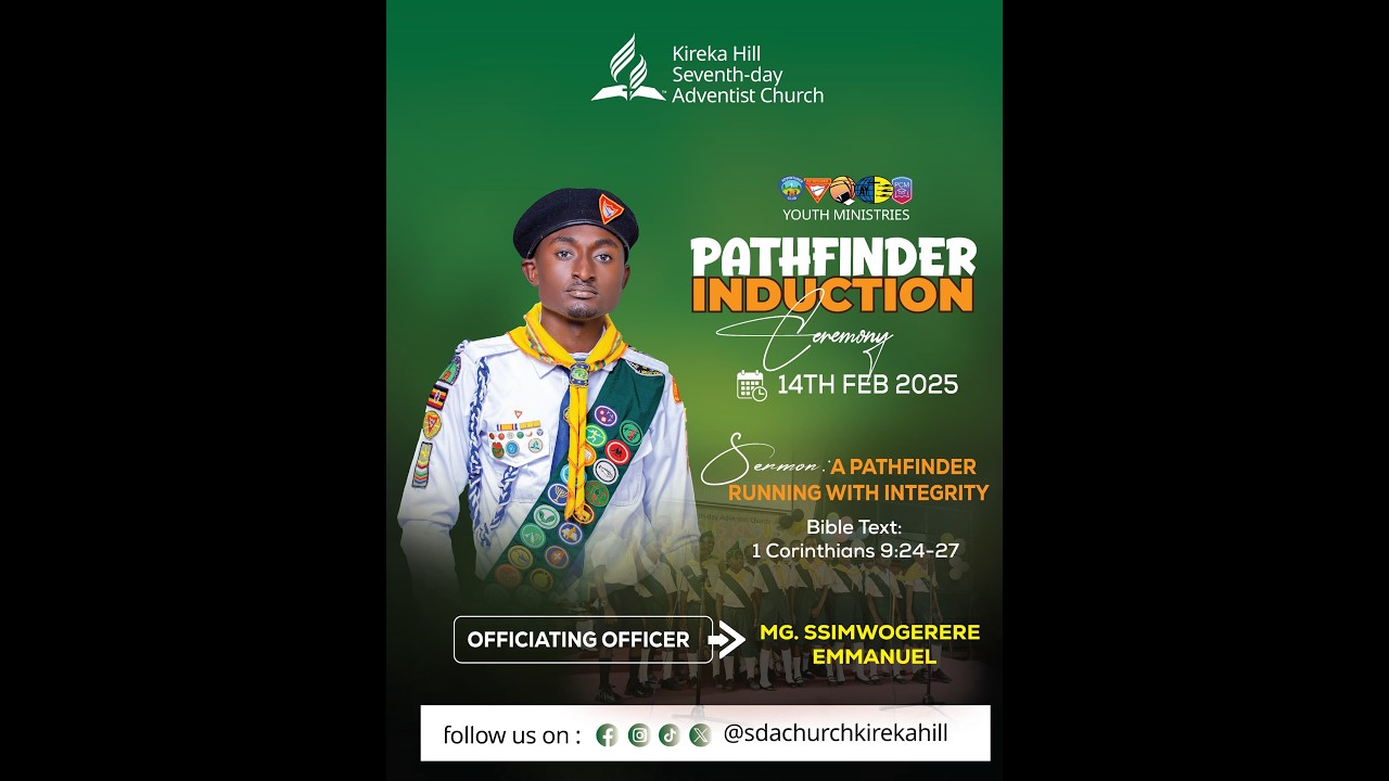 PATHFINDER INDUCTION CEREMONY || 14TH/FEB/2026|| KIREKA HIILL CHURCH ...