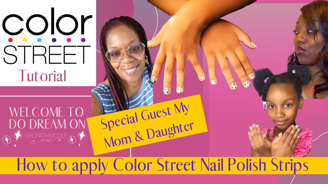 How to apply Color Street Nail Polish Strips: Color Street Tutorial ...