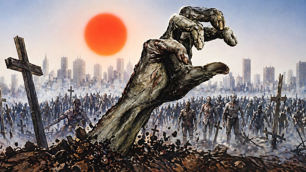 Opening title for 'Zombi 2' aka 'Zombie Flesh Eaters' (Italy 1979 ...