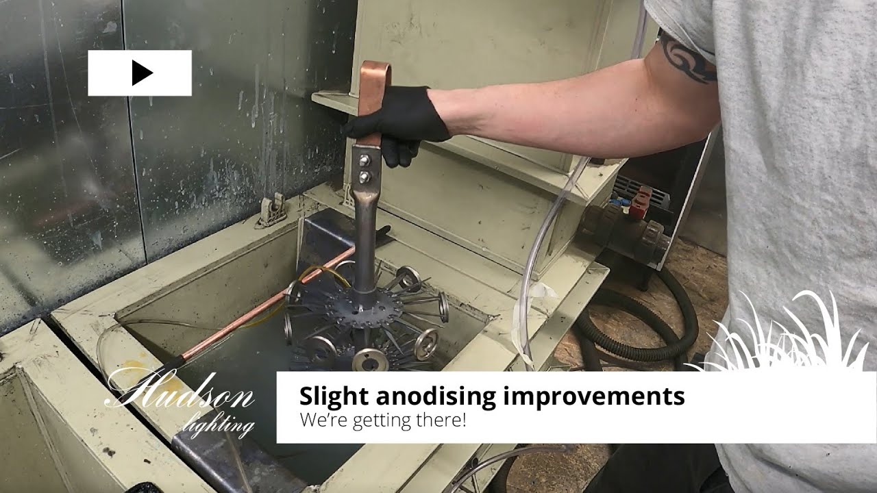 Slight improvements to our anodising line. Our new agitation ...