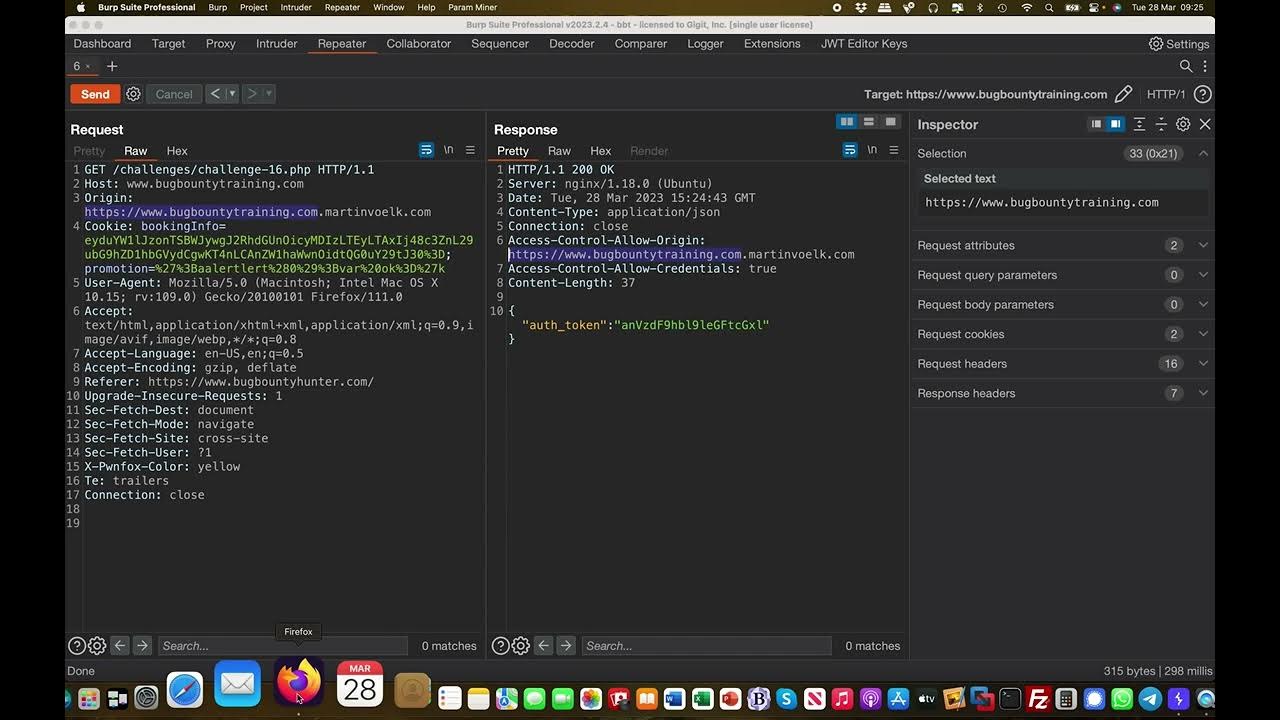 Cross Origin Resource Sharing (CORS) Vulnerability | BugBountyTraining | Bug Bounty Service ...