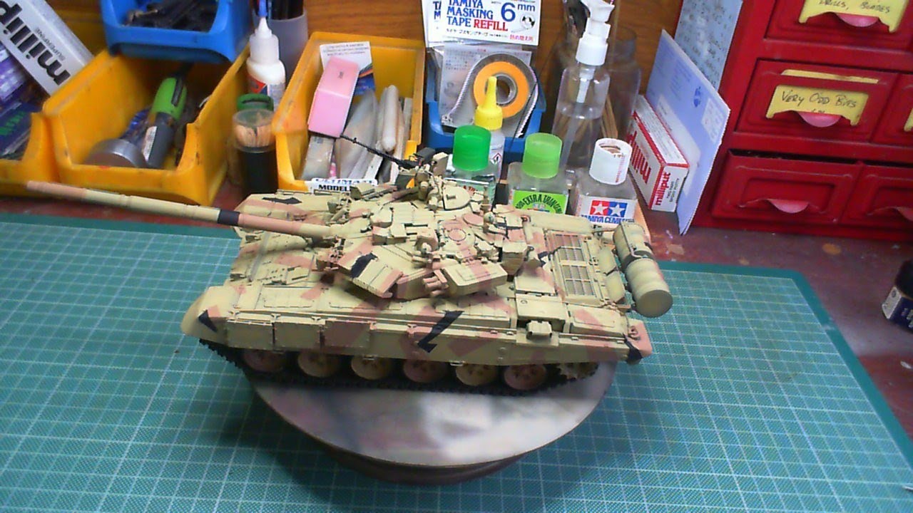Zvezda 1/35 Russian Main Battle Tank T-90 Build Update #3 - YouTube