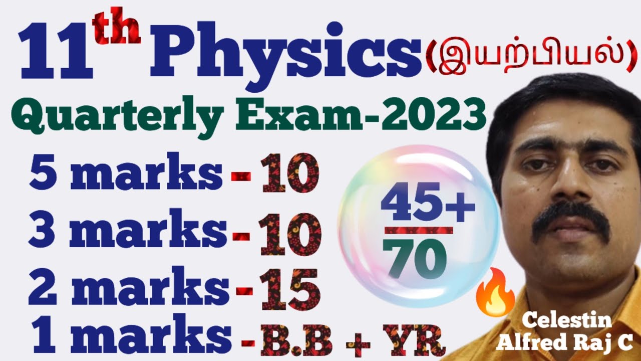 11 Physics|Most|important|2,3,5 marks|Book Back|Quarterly Exam -2023 ...
