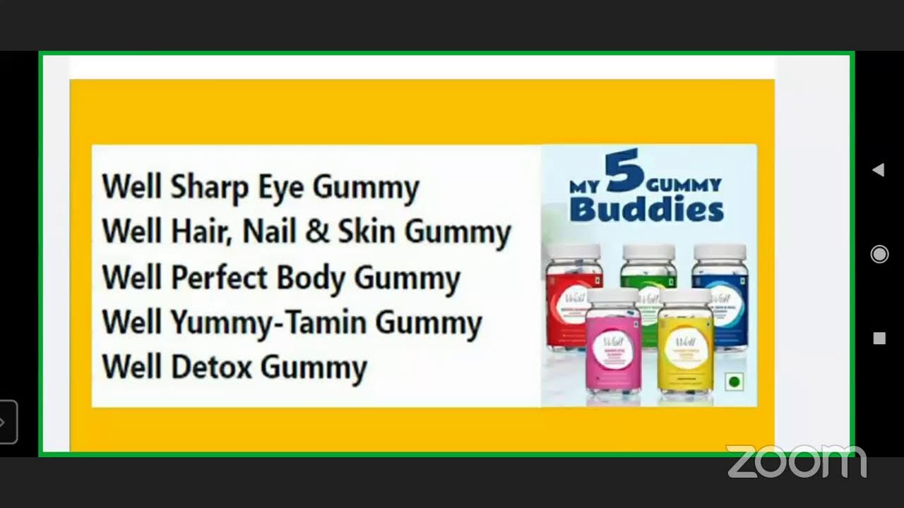 Modicare well Gummies Telugu info by Mrs Siva Lakshmi Dulam - YouTube