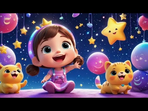 Seven Little Stars Shine Bright | Nursery Rhyme Song for Kids - YouTube
