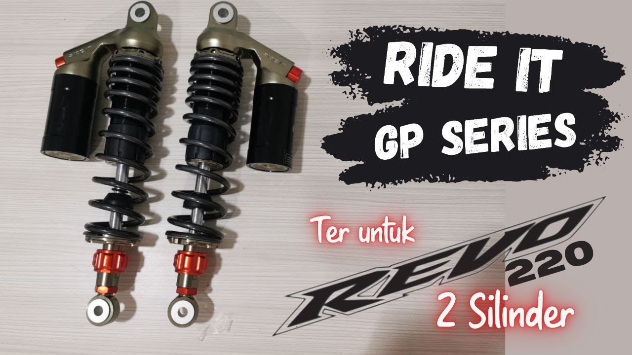 PASANG SHOCK TABUNG RIDE IT GP PRO SERIES DI REVO 2 SILINDER - YouTube