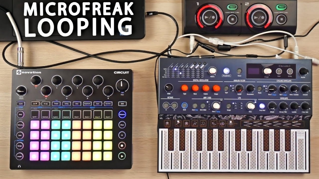 Arturia MicroFreak Live Looping Jam - YouTube