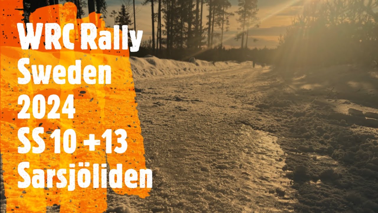 WRC Rally Sweden 2024 - Special Stages 10 +13 - Sarsjöliden - YouTube