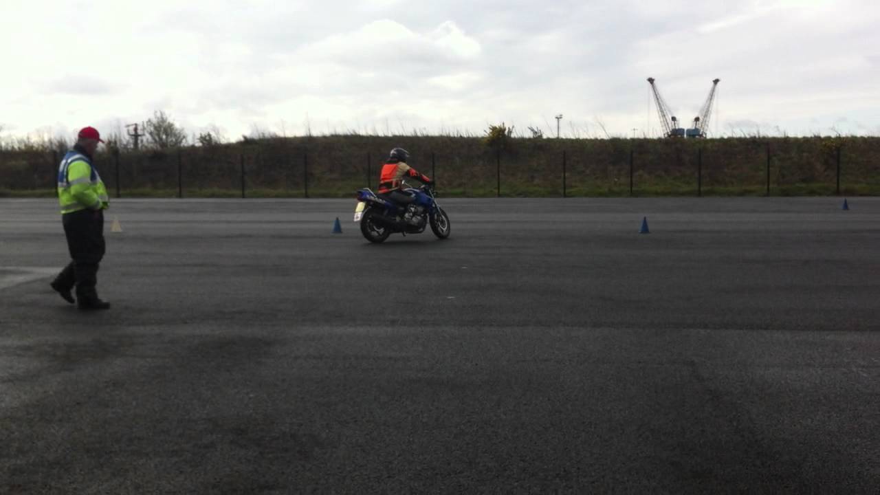 Module 1 Motorcycle Practice - Slalom and Figure of 8 - YouTube