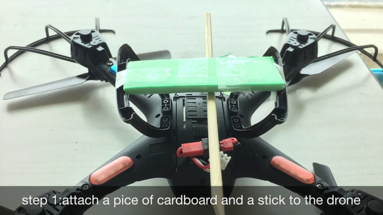 how to drop parachute from drone (easiest way) - YouTube