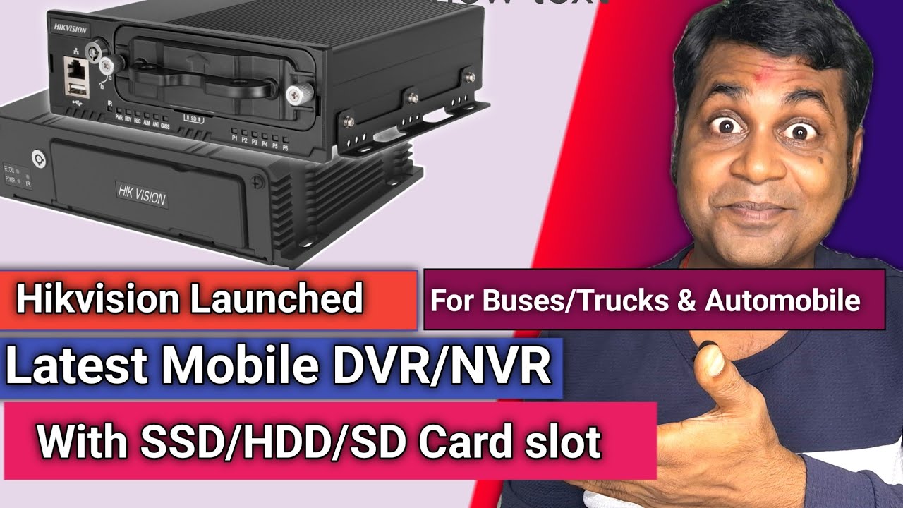Hikvision Launched latest mobile DVR & NVR For vehicle, buses etc - YouTube