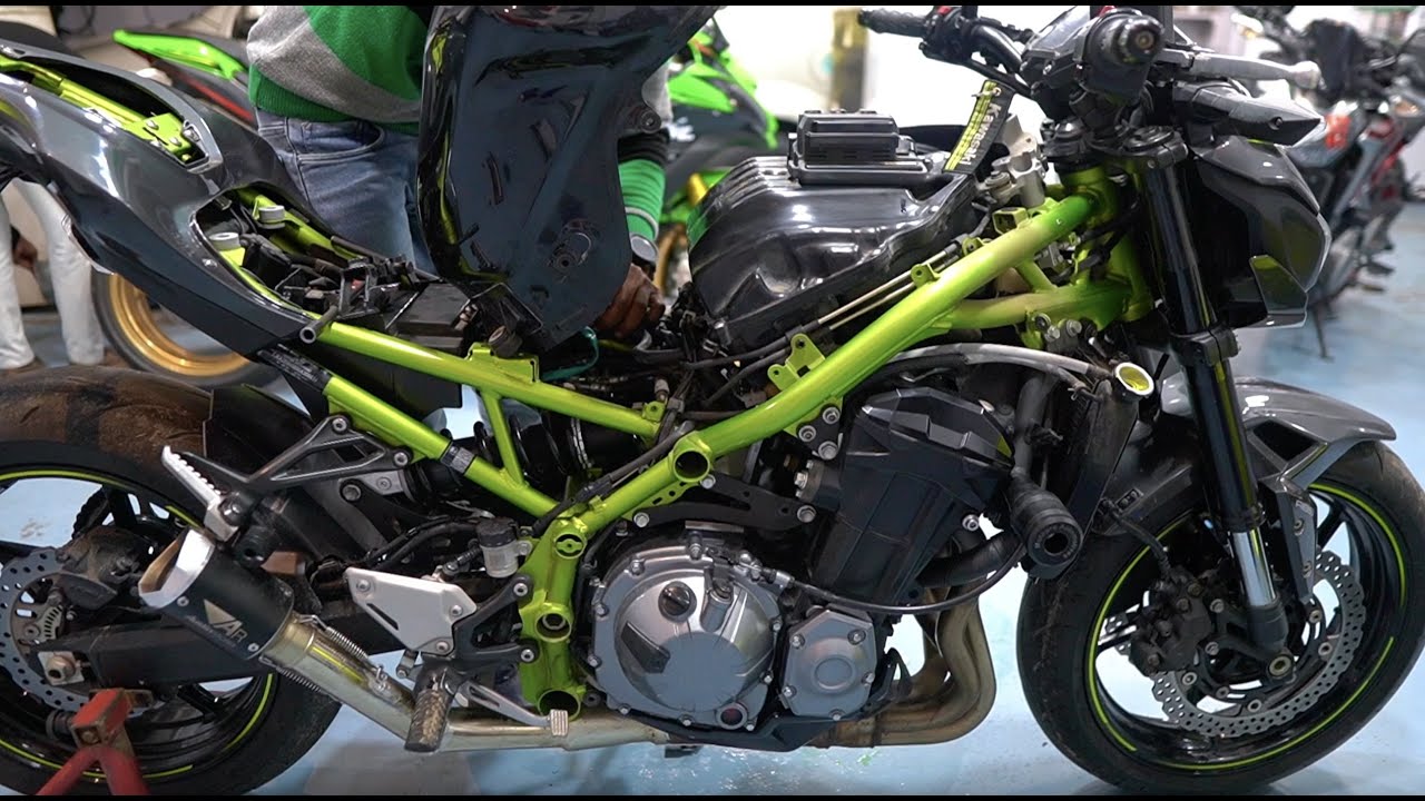 Kawasaki z900 full service in detail - YouTube