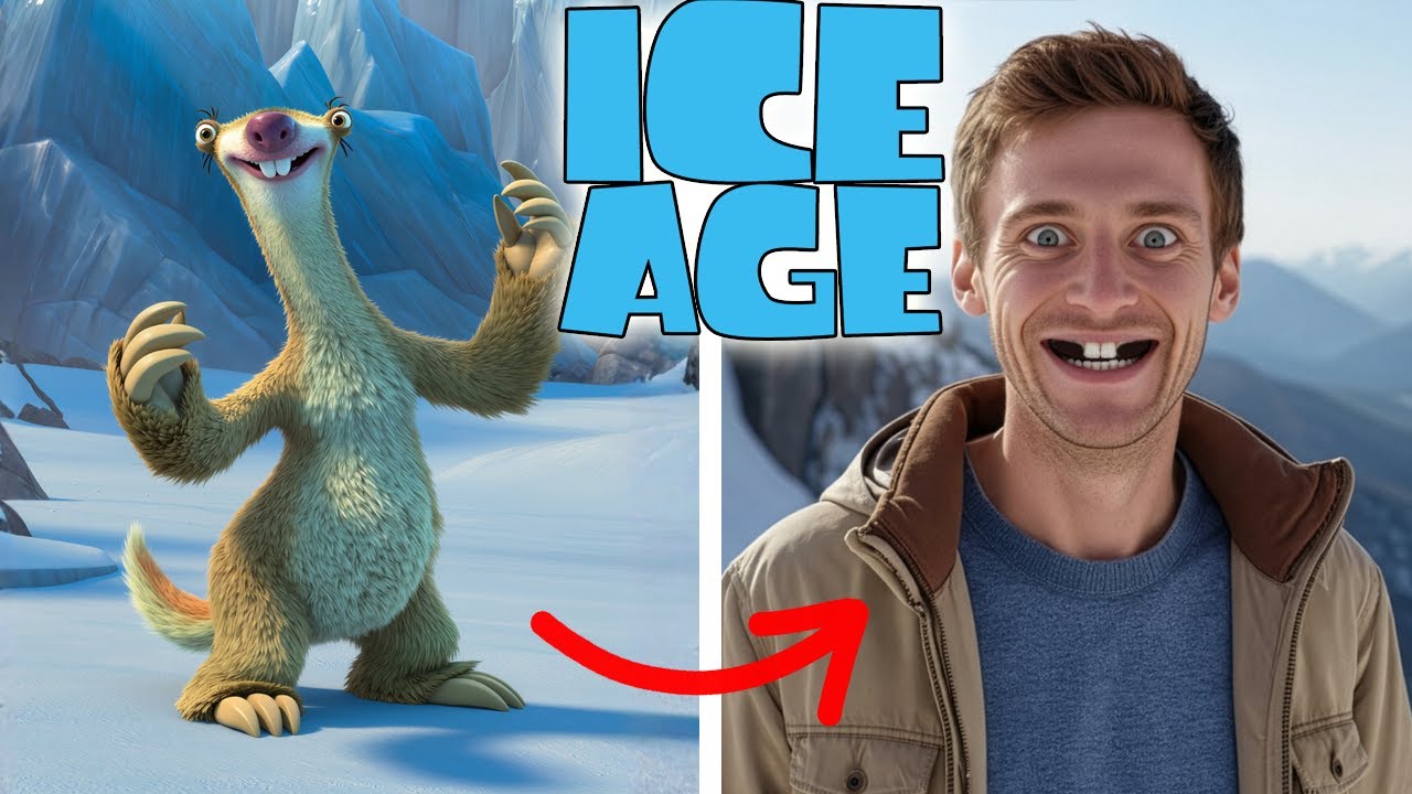 Realistic Ice Age Characters 🧊 You Won’t Believe How They Look in Real ...