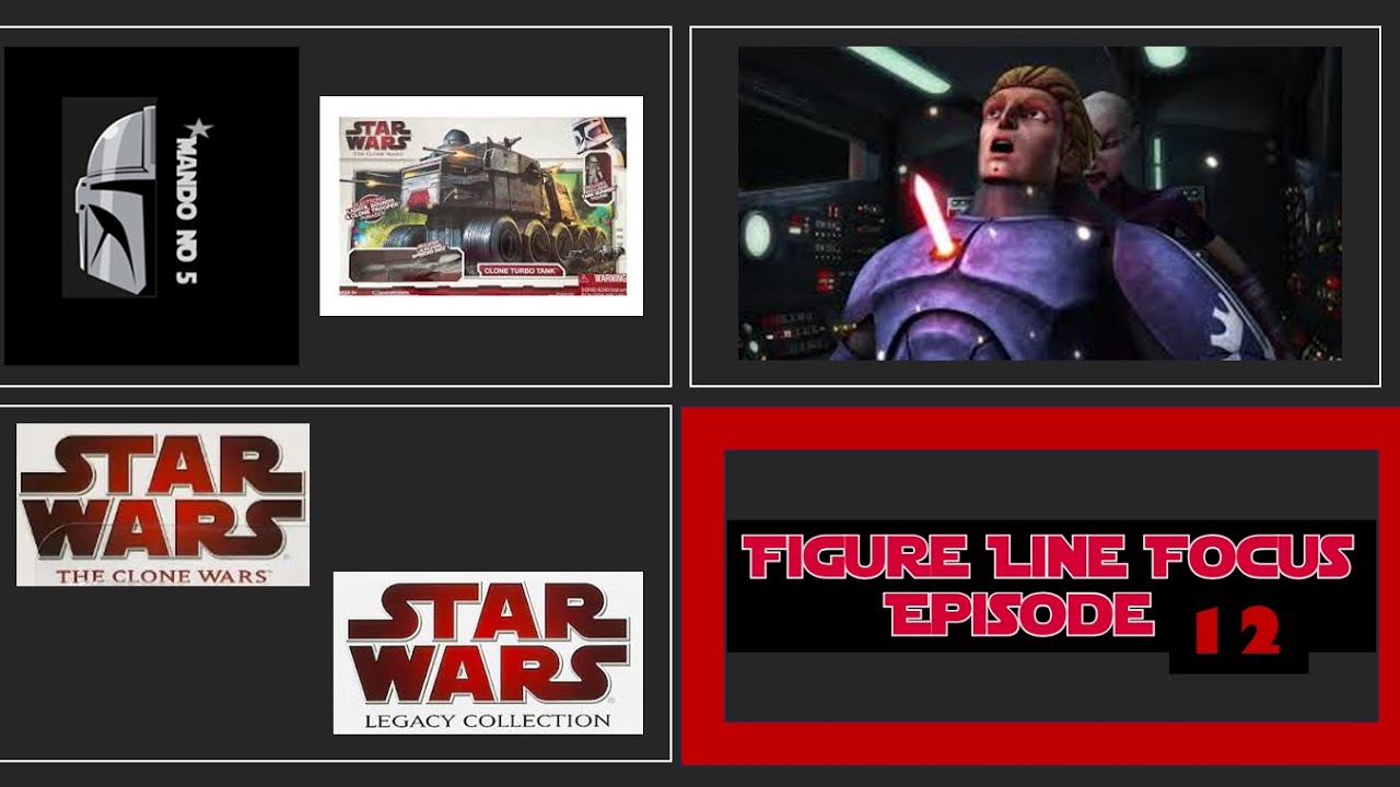 STAR WARS FIGURE LINE FOCUS EPISODE 12 - RED LEGACY & CLONE WARS LINE ...