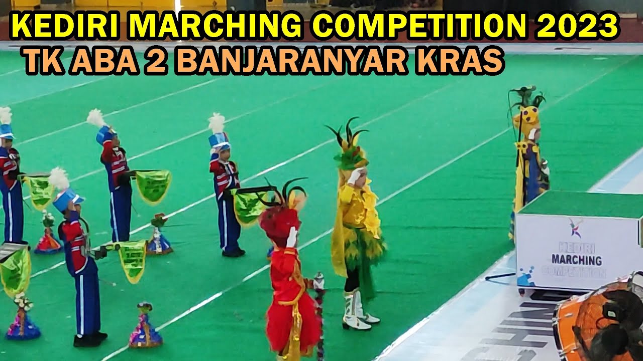 DRUMBAND TK ABA 2 BANJARANYAR KRAS DI GOR KEDIRI 2023 - YouTube
