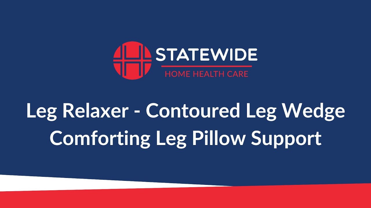 Leg Relaxer Contoured Leg Wedge Comforting Leg Pillow Support - shhc ...