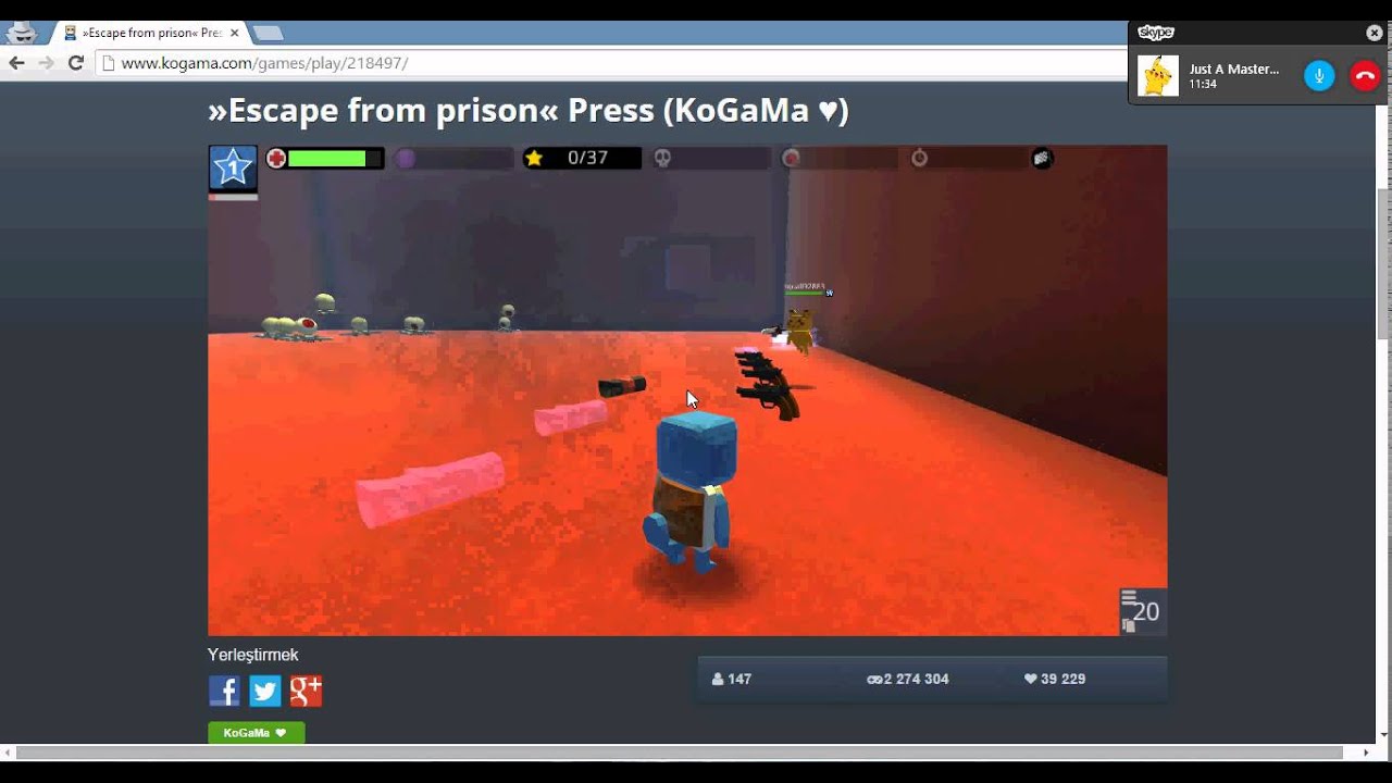 Kogama Escape from prison - YouTube