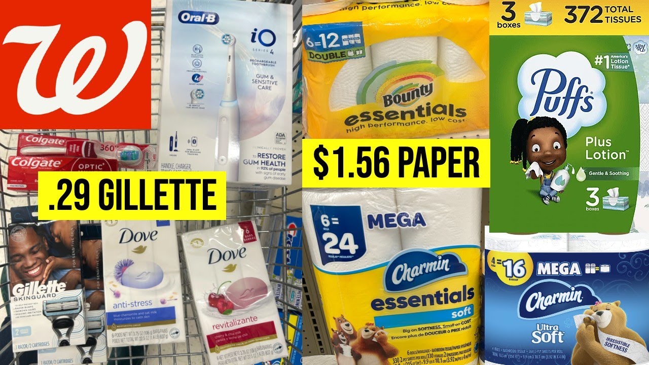 Walgreens .29 CENT GILLETTE RAZOR + CHEAP PAPER!!! SUPA SUNDAY! - YouTube