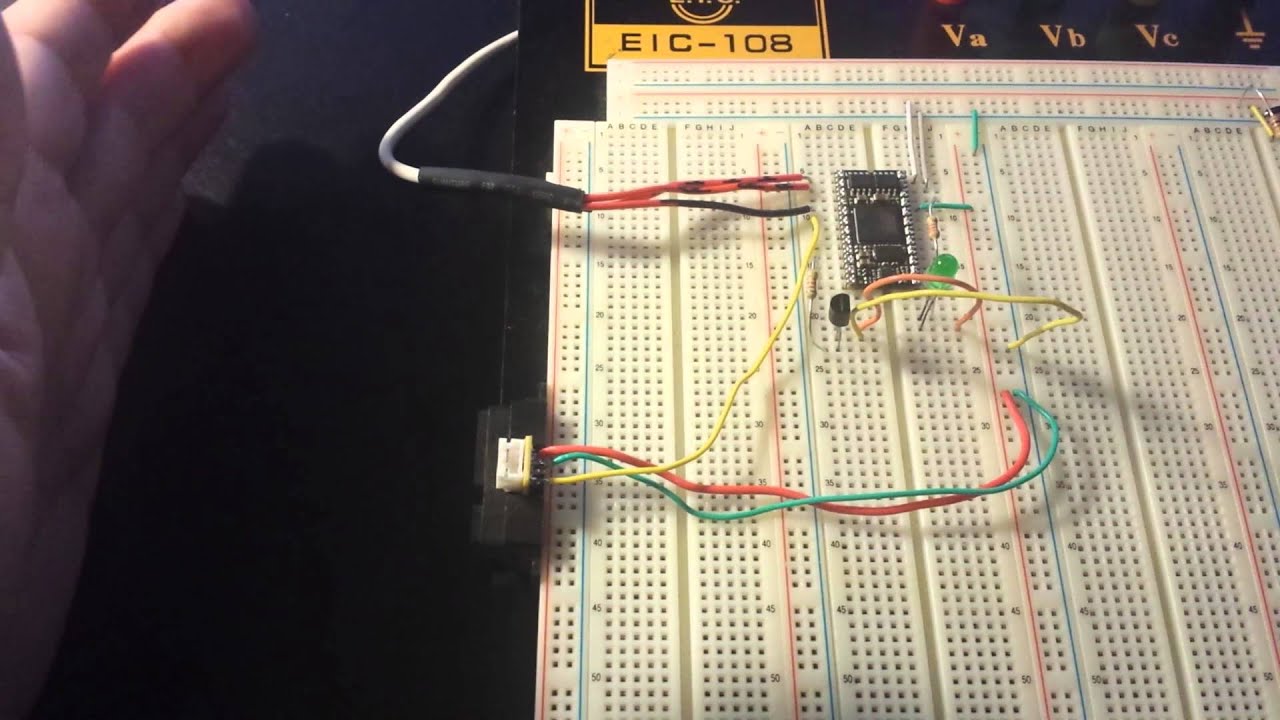 Distance sensor with Netduino mini - YouTube