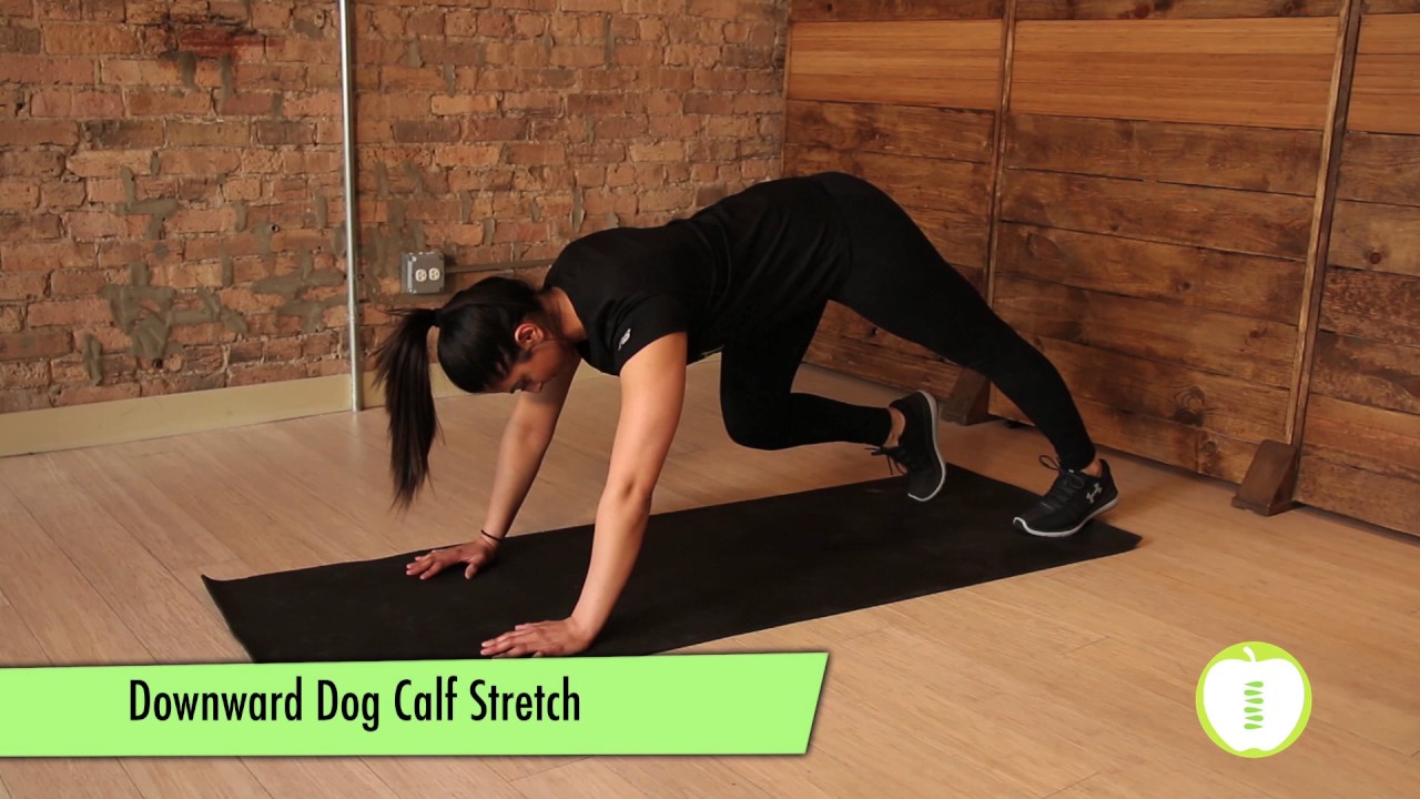Dynamic Warm Up & Stability Exercise for Runners: Downward Dog Calf ...