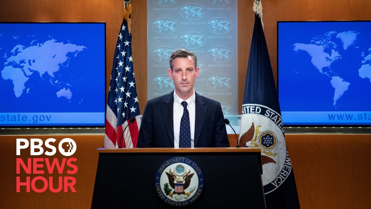 WATCH LIVE: State Department spokesman Ned Price holds news briefing ...