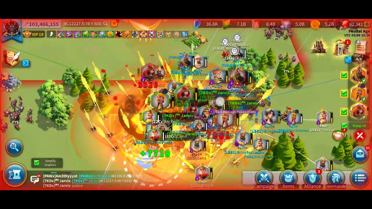 Zone 5 Fights Alliance Invictus Rise of Kingdoms - YouTube