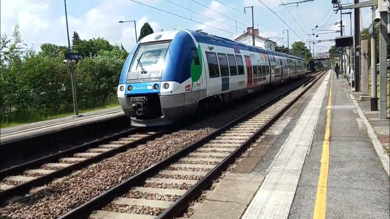 ( Transilien P): Arrivée d'un AGC Transilien + Double Sifflets 👌👌👌 - YouTube