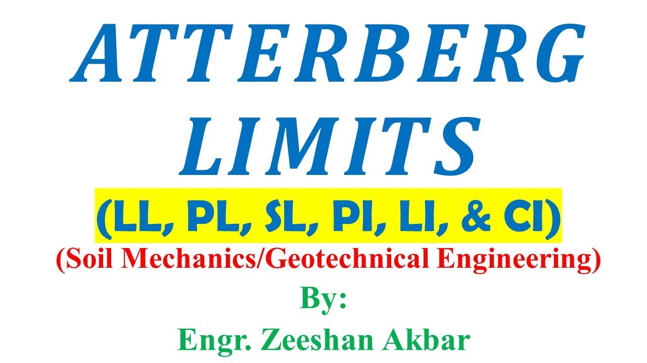 Liquid Limit, Plastic Limit, and Shrinkage Limits of Soil | Civil ...