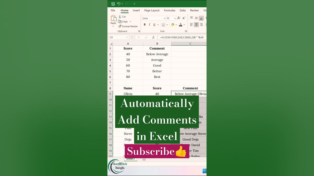 Add Comments : Excel VLOOKUP Function #excel #excelshortcuts # ...