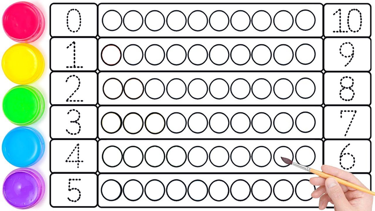 Learn How to Write & Read with Count 1234567890, Numbers Reading 1 to ...