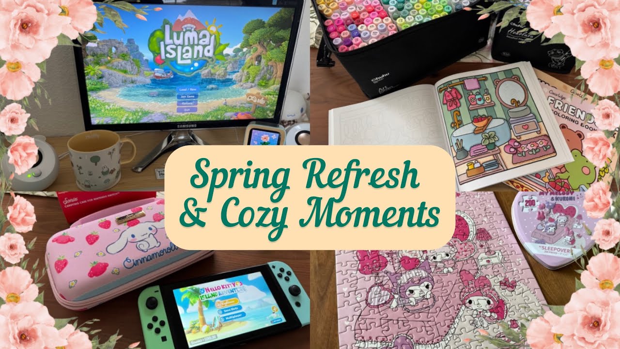 Spring Refresh & Cozy Moments (Kick off spring with me, mini decor ...