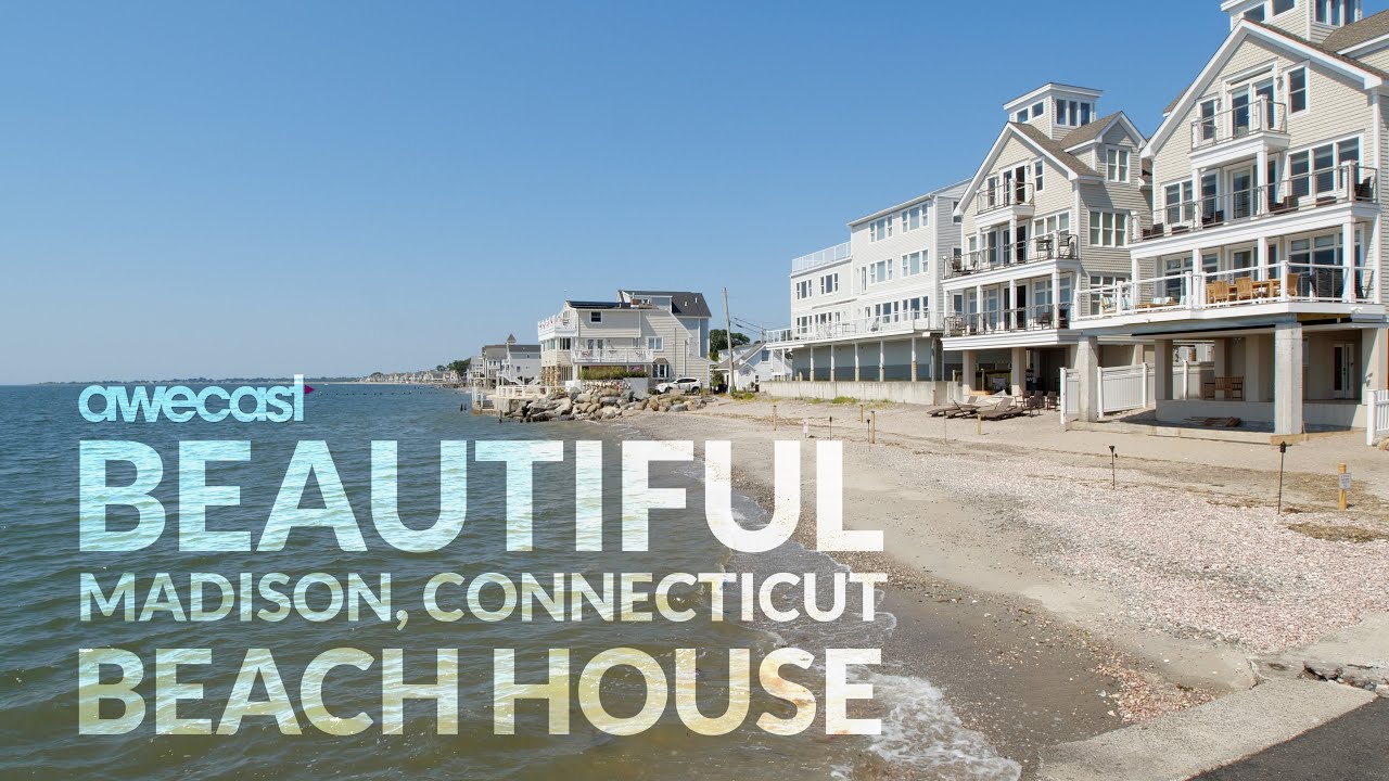 Tour this Beautiful Madison Connecticut Beach House - YouTube