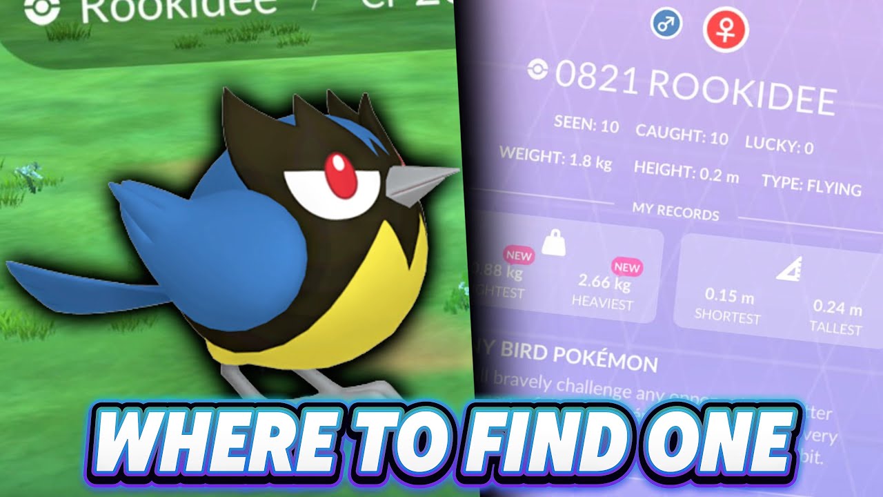 How to Get Rookidee in Pokémon GO - YouTube
