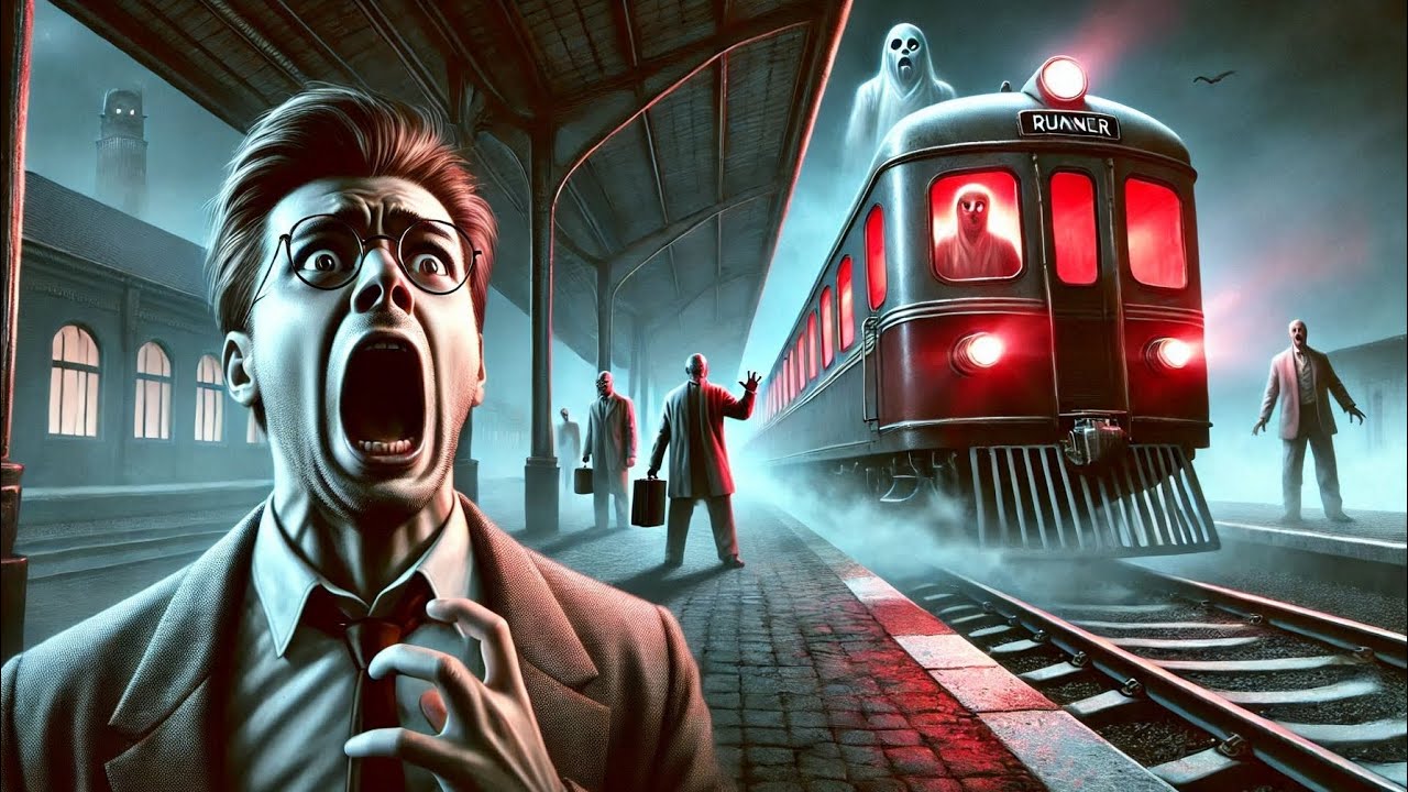 bhootiya train 😰 । animated horror Stories। horror stories . - YouTube