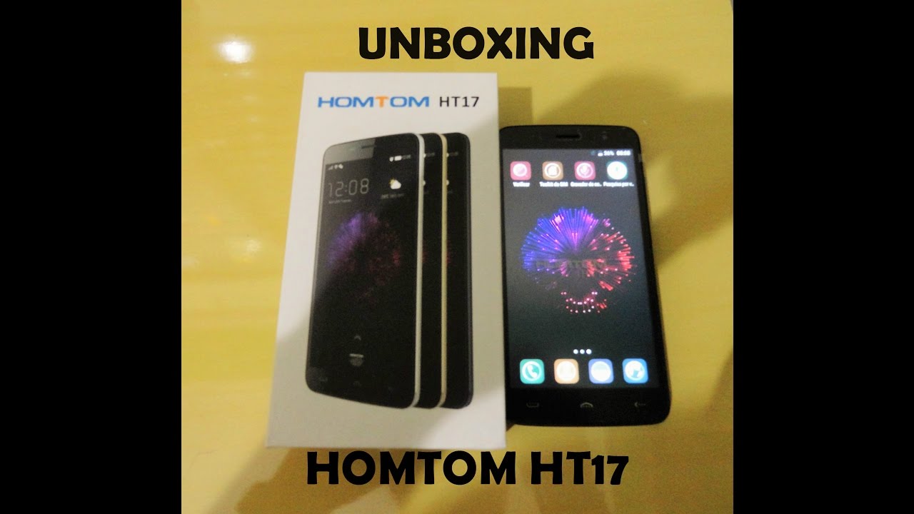 Unboxing Homtom HT17 - Smartphone barato com leitor de digital - YouTube