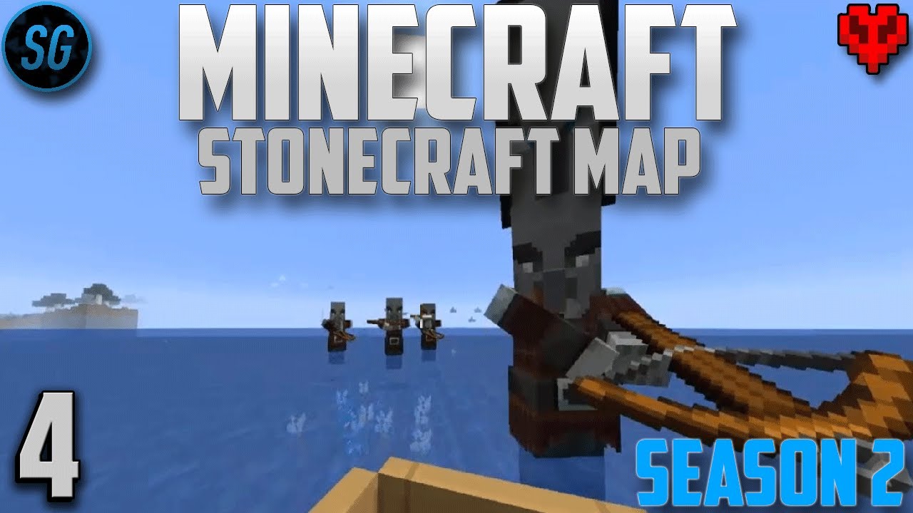 PILLAGER PATROL! - Minecraft Stonecraft Hardcore (Minecraft Map) #4 - Season 2 - YouTube