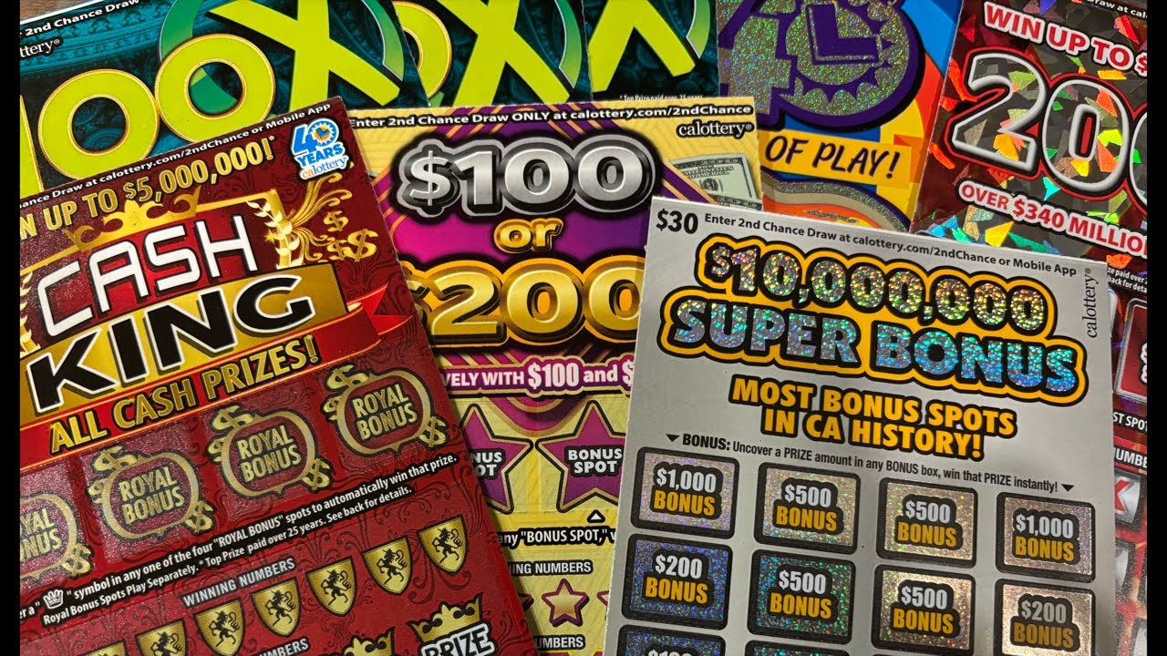 All Winning Scratchers ‼️ $1600 in California Lottery Scratchers # ...