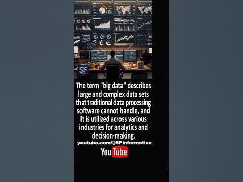 Big Data Managing Complex Data Sets - YouTube