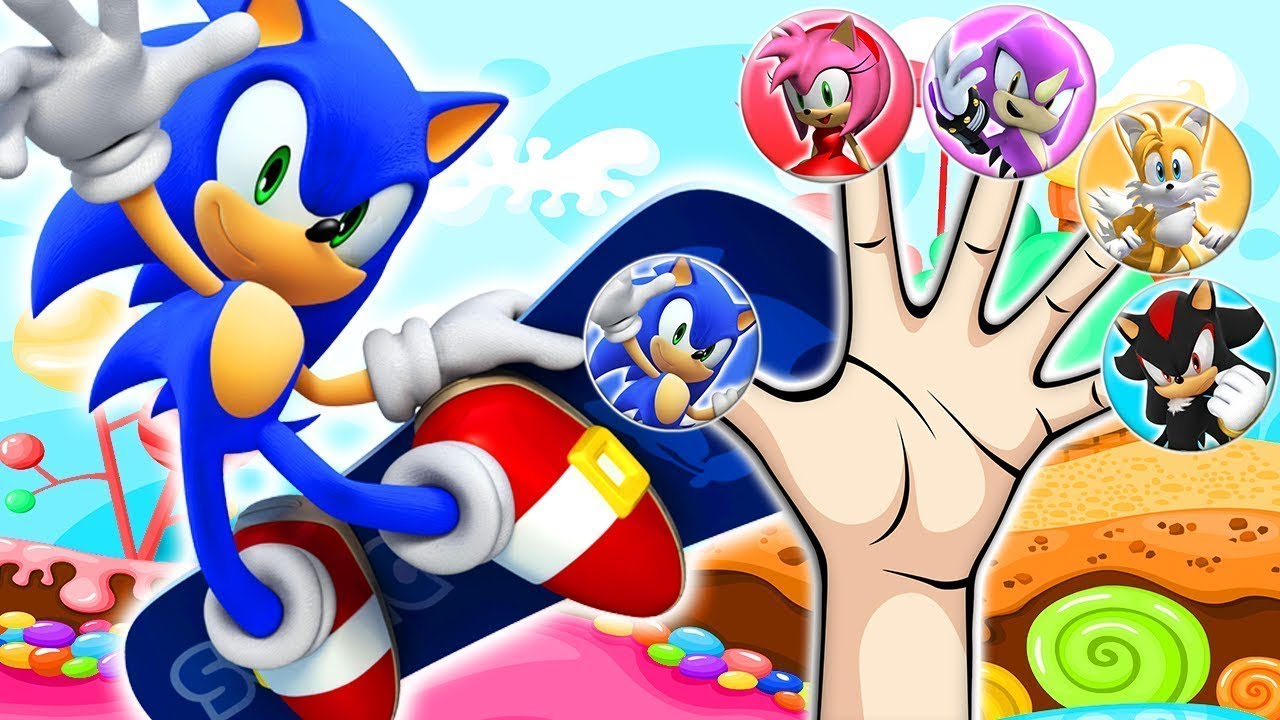 Familia Dedos en Español - Sonic Boom on Tierra de dulces | Bebe ...