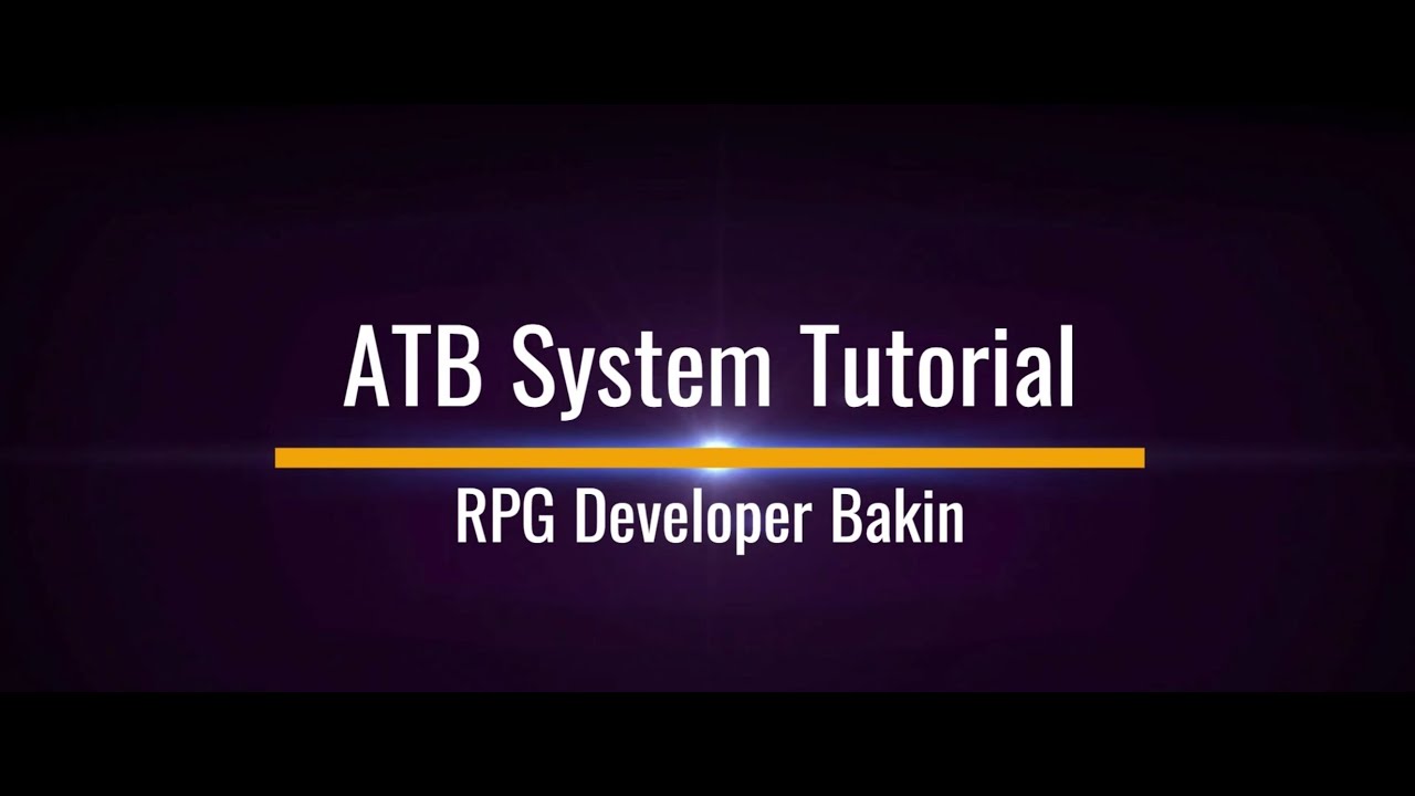 Tutorial - Active Time Battle for RPG Developer Bakin - YouTube