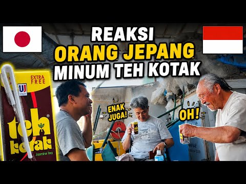 HABIS GOTONG ROYONG KASIH ORANG JEPANG MINUM TEH KOTAK
